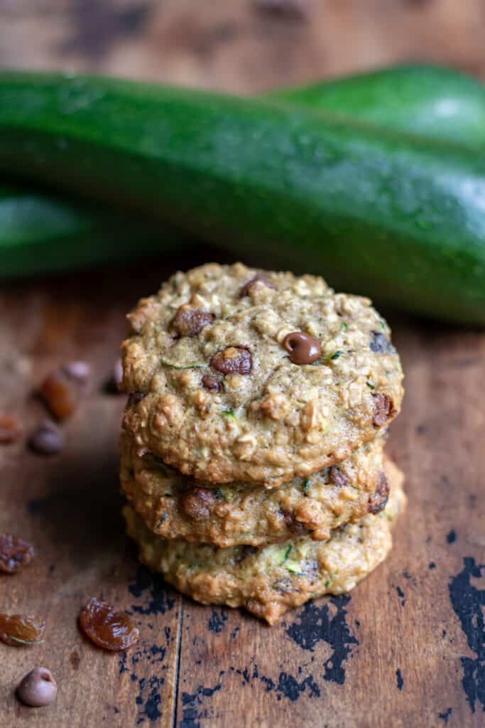 Chocolate Oatmeal Zucchini Cookies - Veggie Desserts