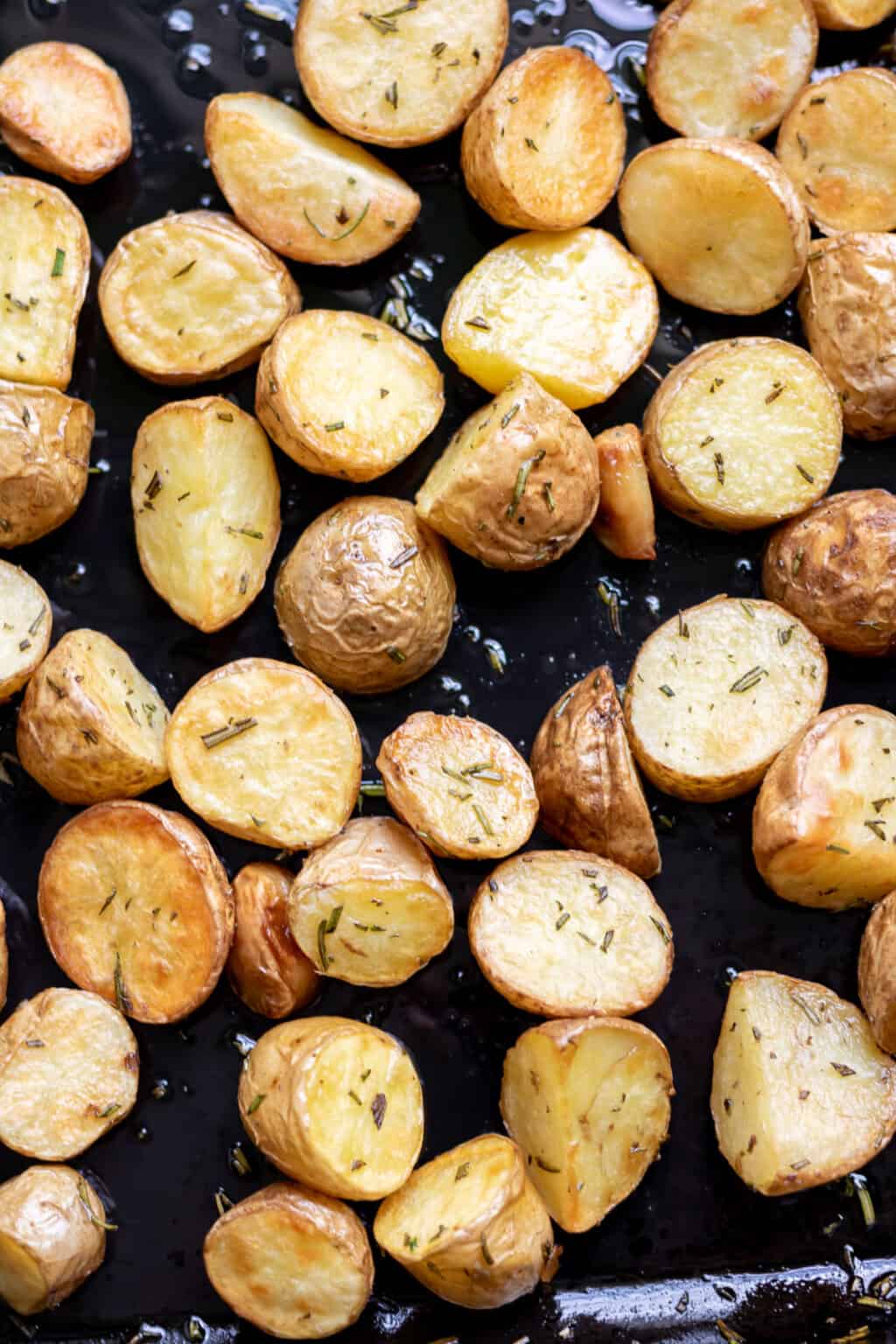 Roasted Baby Potatoes - Veggie Desserts
