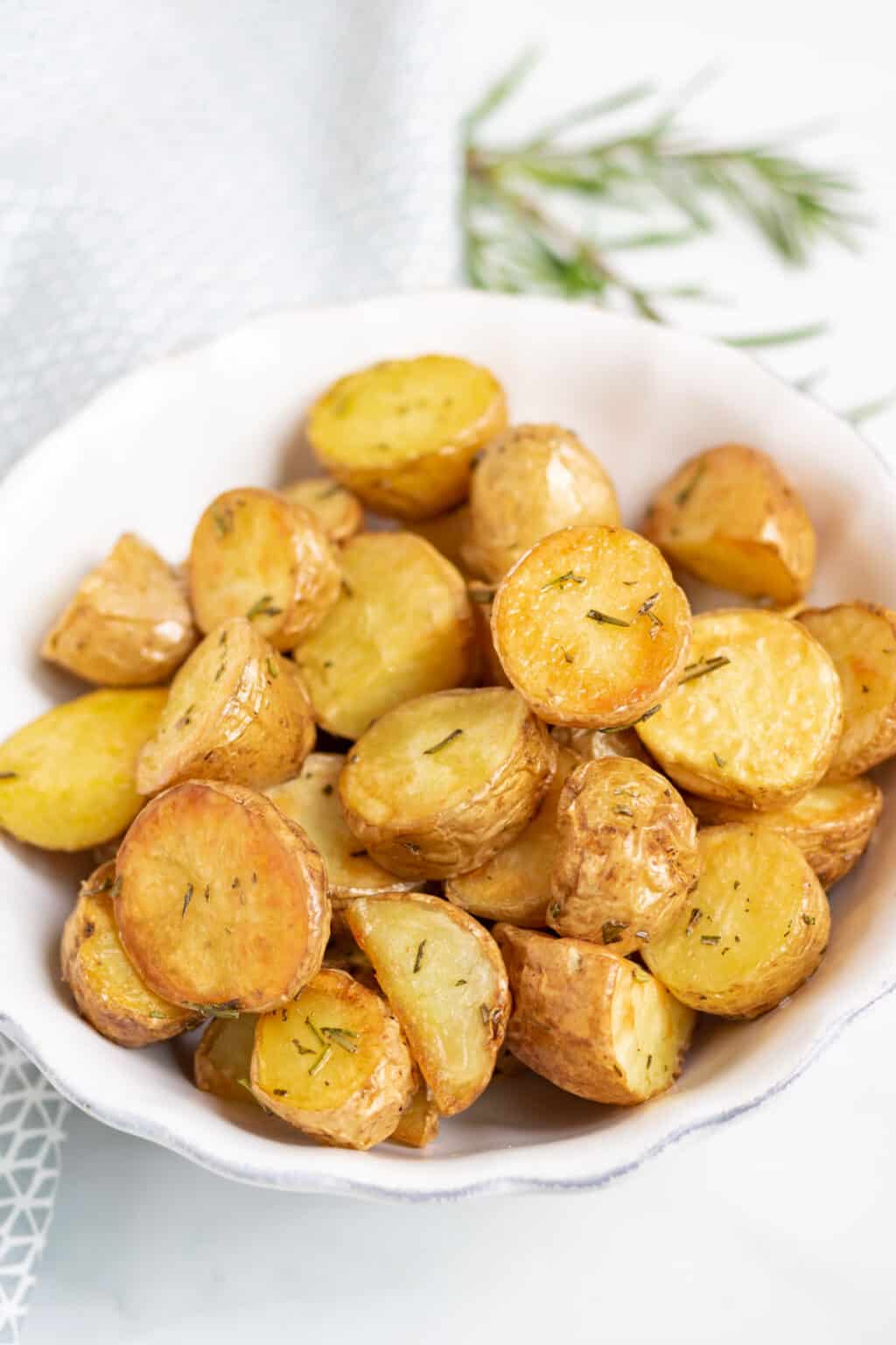 Roasted Baby Potatoes - Veggie Desserts
