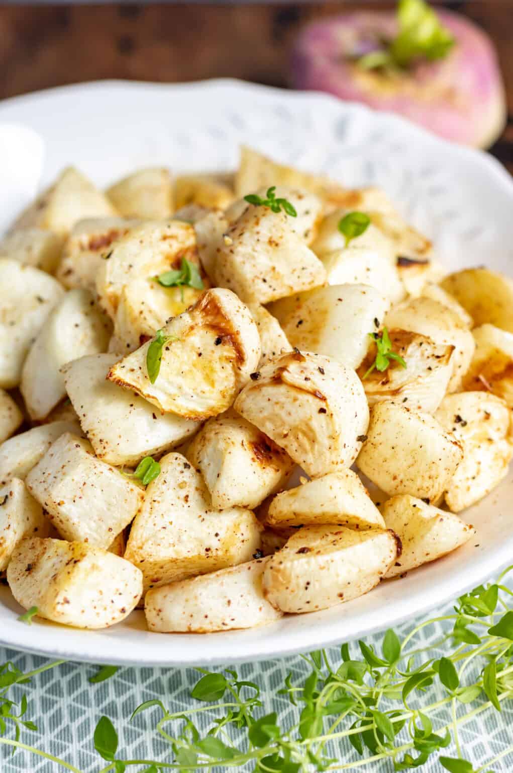 Roasted Turnips - Veggie Desserts