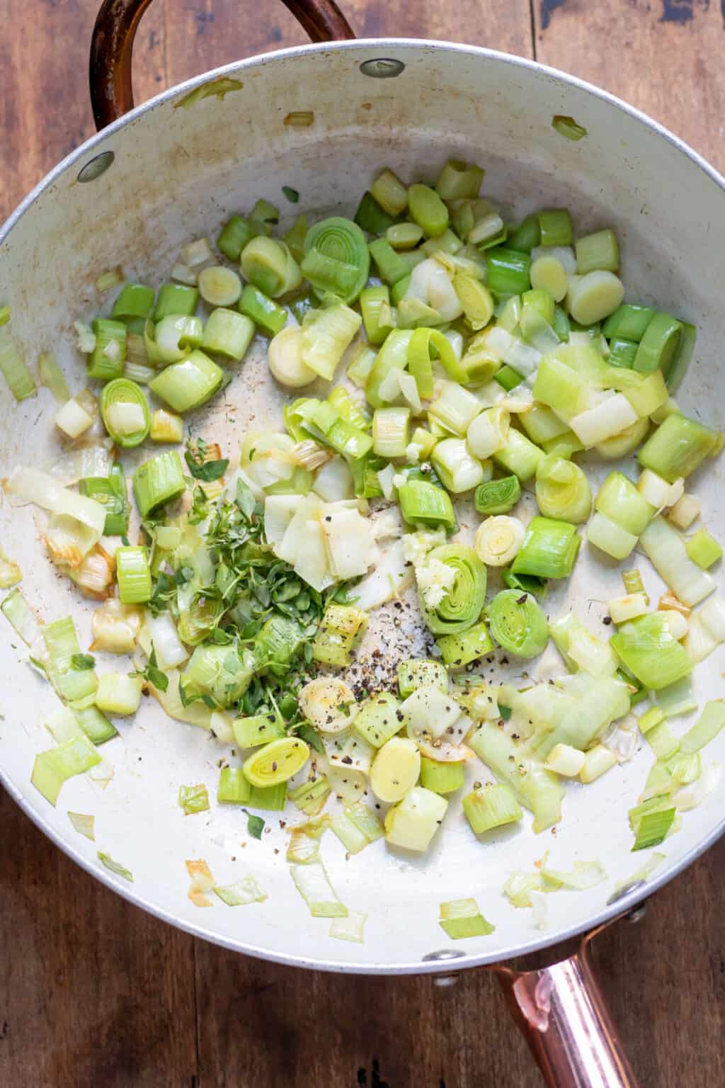 Buttered Sautéed Leeks - Veggie Desserts