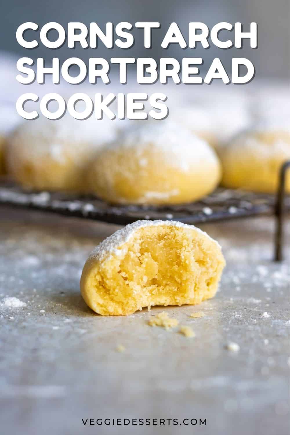 Shortbread Cornstarch Cookies - Veggie Desserts