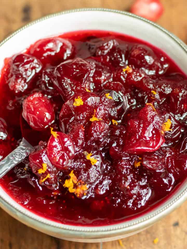 Quick Cranberry Compote - Veggie Desserts