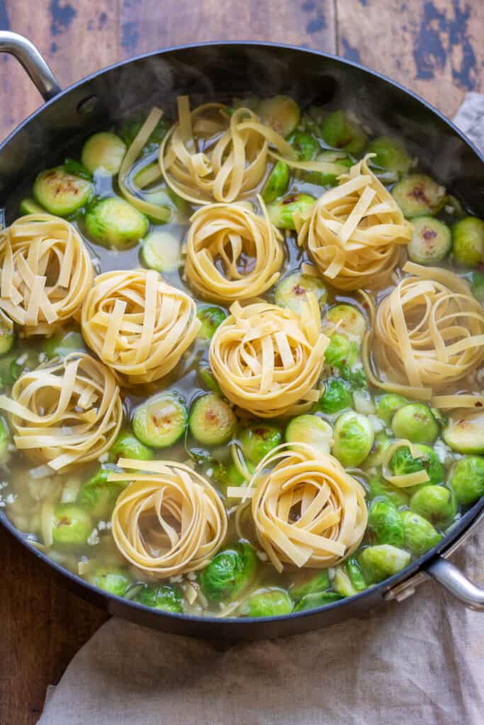 Brussels Sprout Pasta - Veggie Desserts