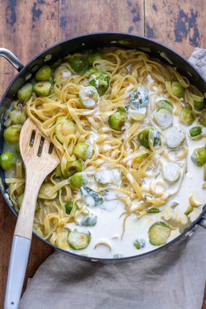 Brussels Sprout Pasta - Veggie Desserts
