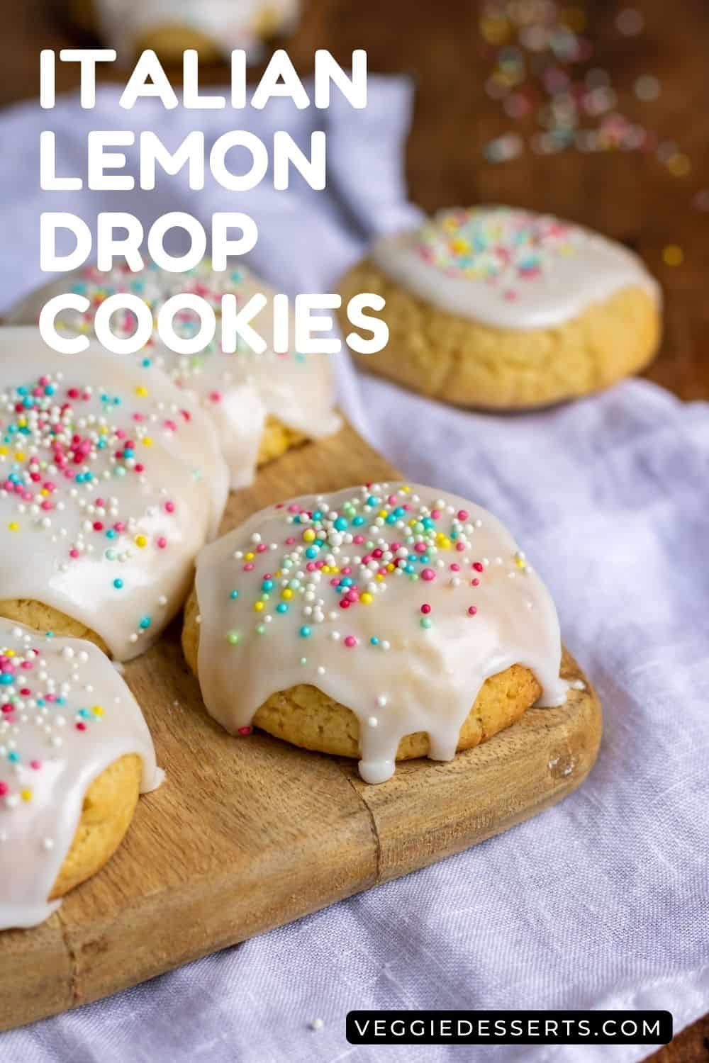 Italian Lemon Drop Cookies (Anginetti) - Veggie Desserts