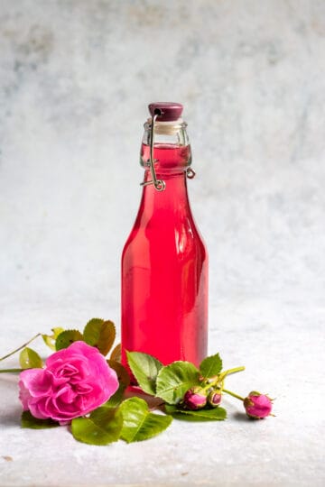 Rose Syrup - Veggie Desserts