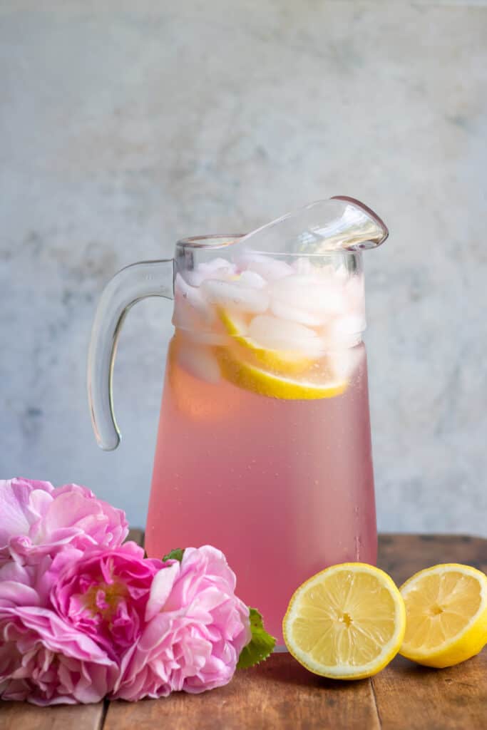 Rose Lemonade - Veggie Desserts
