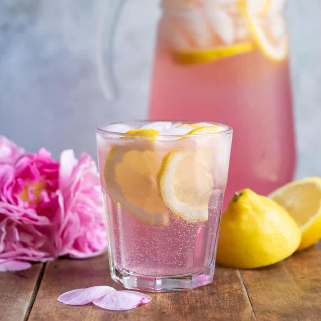 Rose Lemonade - Veggie Desserts