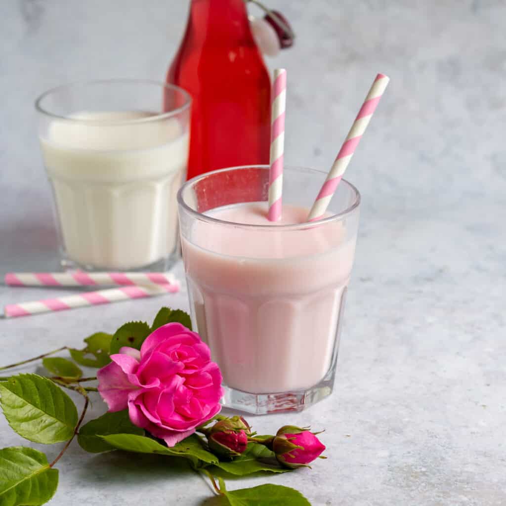 Rose Milk - Veggie Desserts