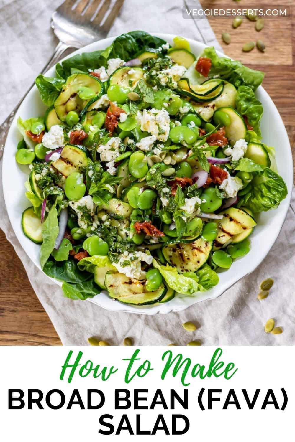 Broad Bean Salad - Veggie Desserts