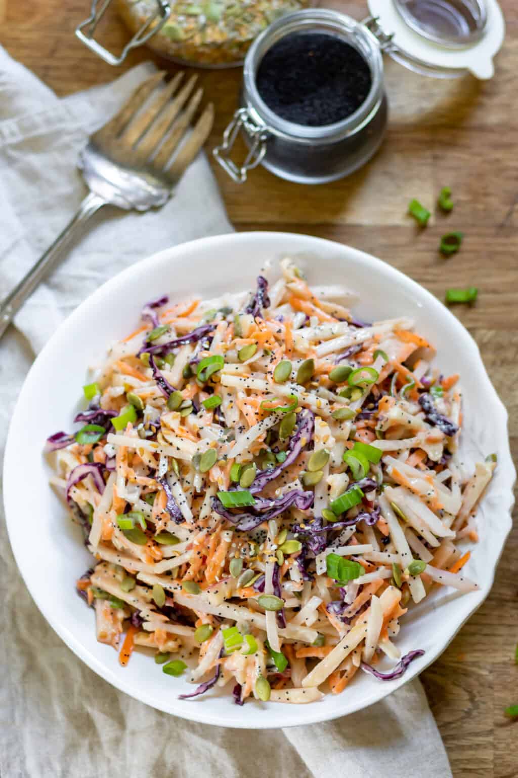 Kohlrabi Slaw - Veggie Desserts