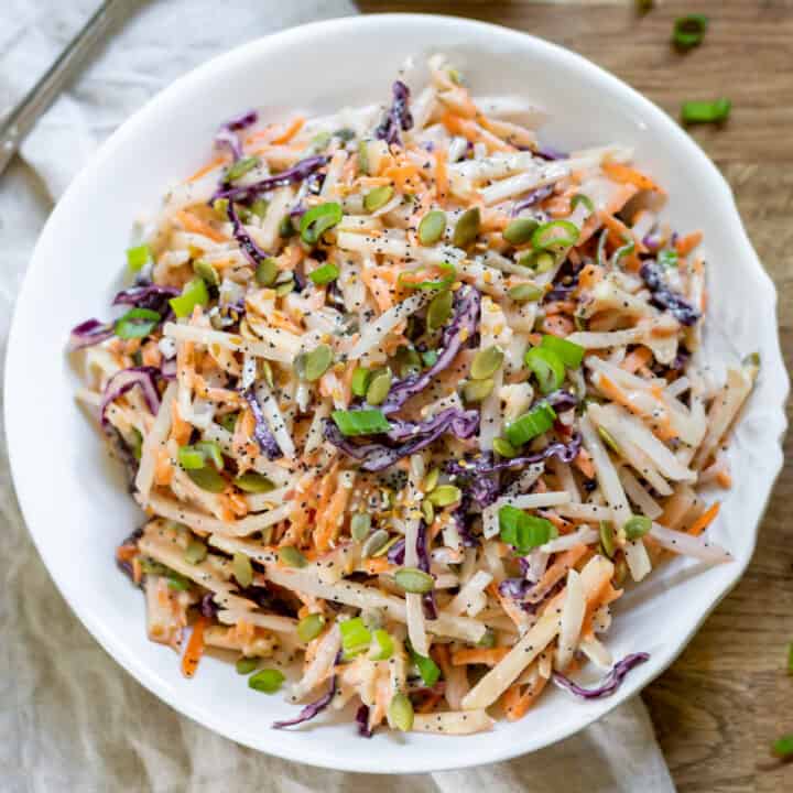 Kohlrabi Slaw - Veggie Desserts