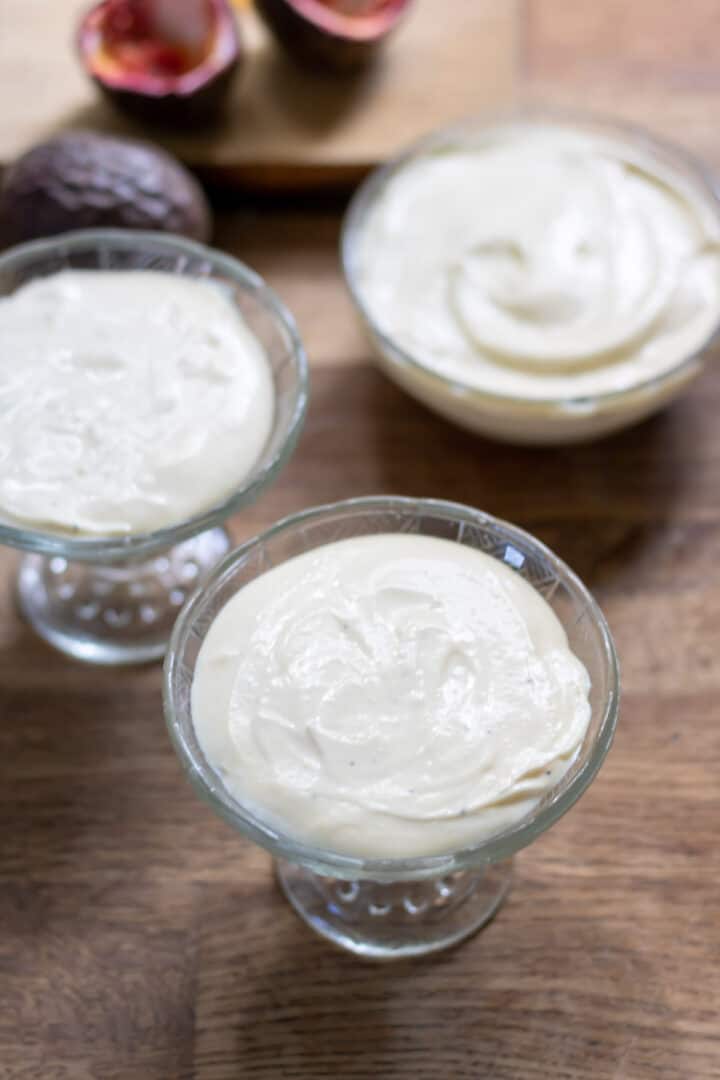 Passion Fruit Mousse - Veggie Desserts