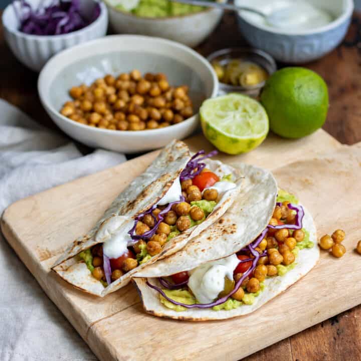 Chickpea Tacos - Veggie Desserts