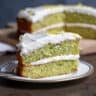 Lemon and Cucumber Cake - Veggie Desserts