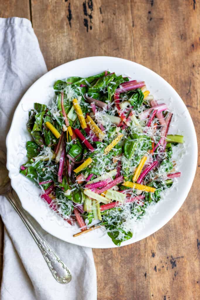 Sauteed Rainbow Chard - Veggie Desserts