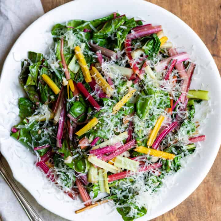 Sauteed Rainbow Chard - Veggie Desserts