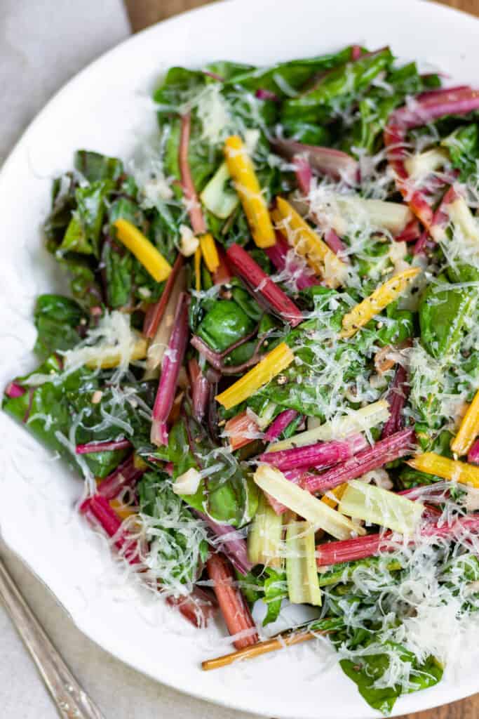 Sauteed Rainbow Chard - Veggie Desserts
