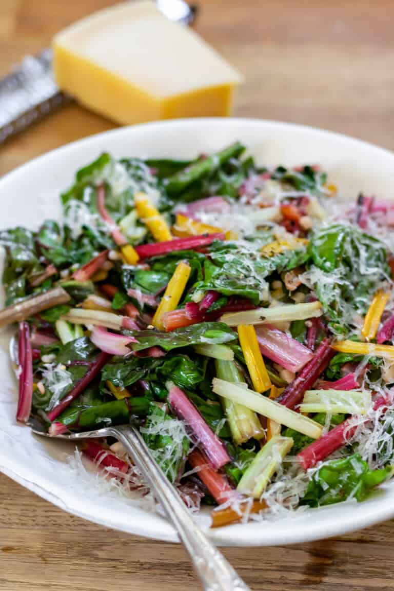 Sauteed Rainbow Chard - Veggie Desserts