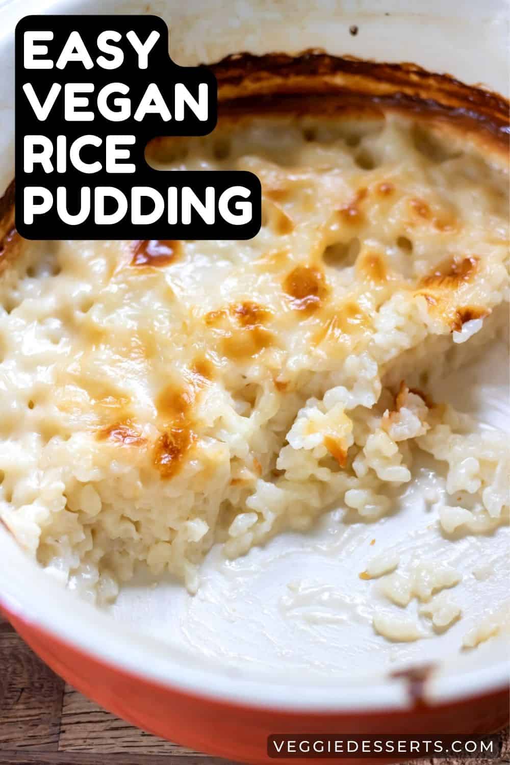 Vegan Rice Pudding - Veggie Desserts