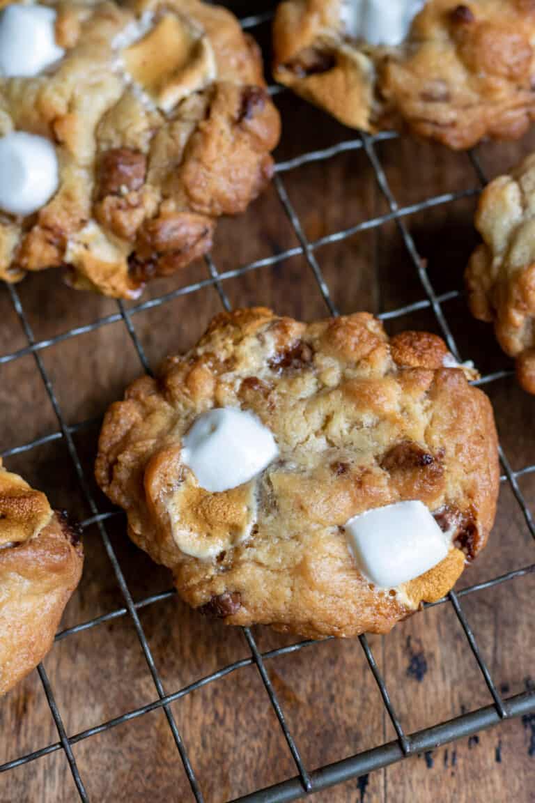Marshmallow Chocolate Chip Cookies - Veggie Desserts