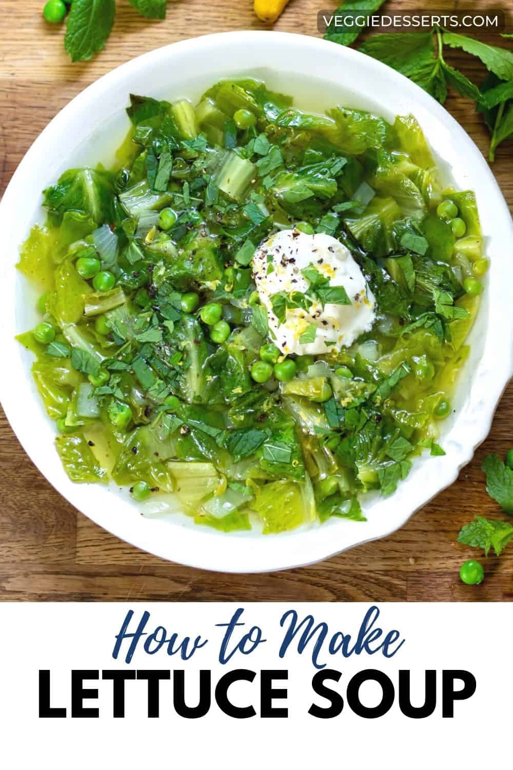 Lettuce Soup - Veggie Desserts