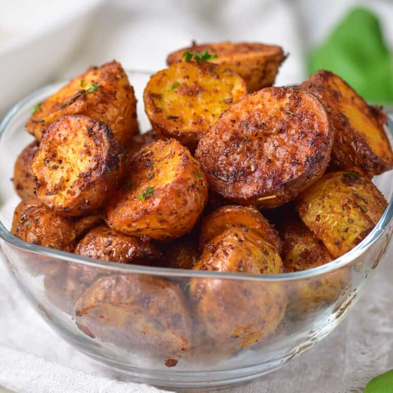 Air Fryer Roasted Potatoes - Veggie Desserts