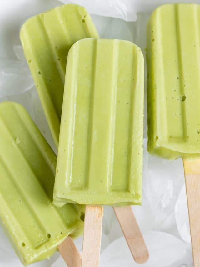 Lemon Cucumber Popsicles - Veggie Desserts