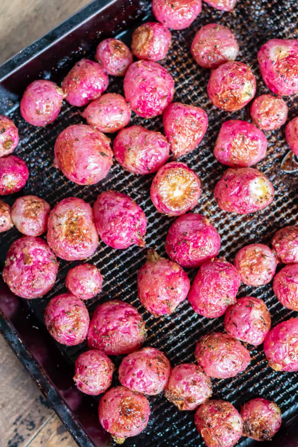 Roasted Radishes - Veggie Desserts