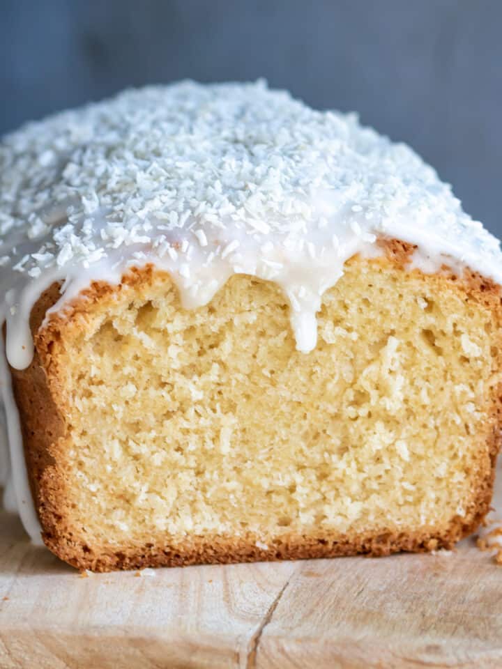 Coconut Fruit Flan with Sponge Cake Crust - Veggie Desserts