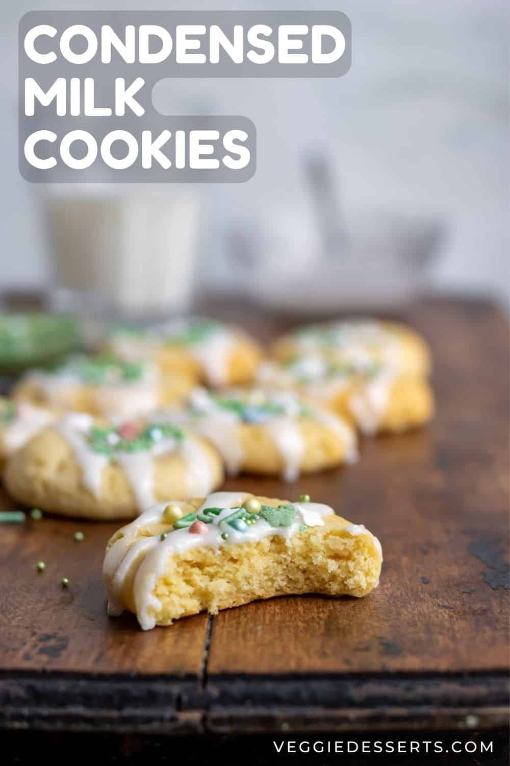Condensed Milk Cookies - Veggie Desserts