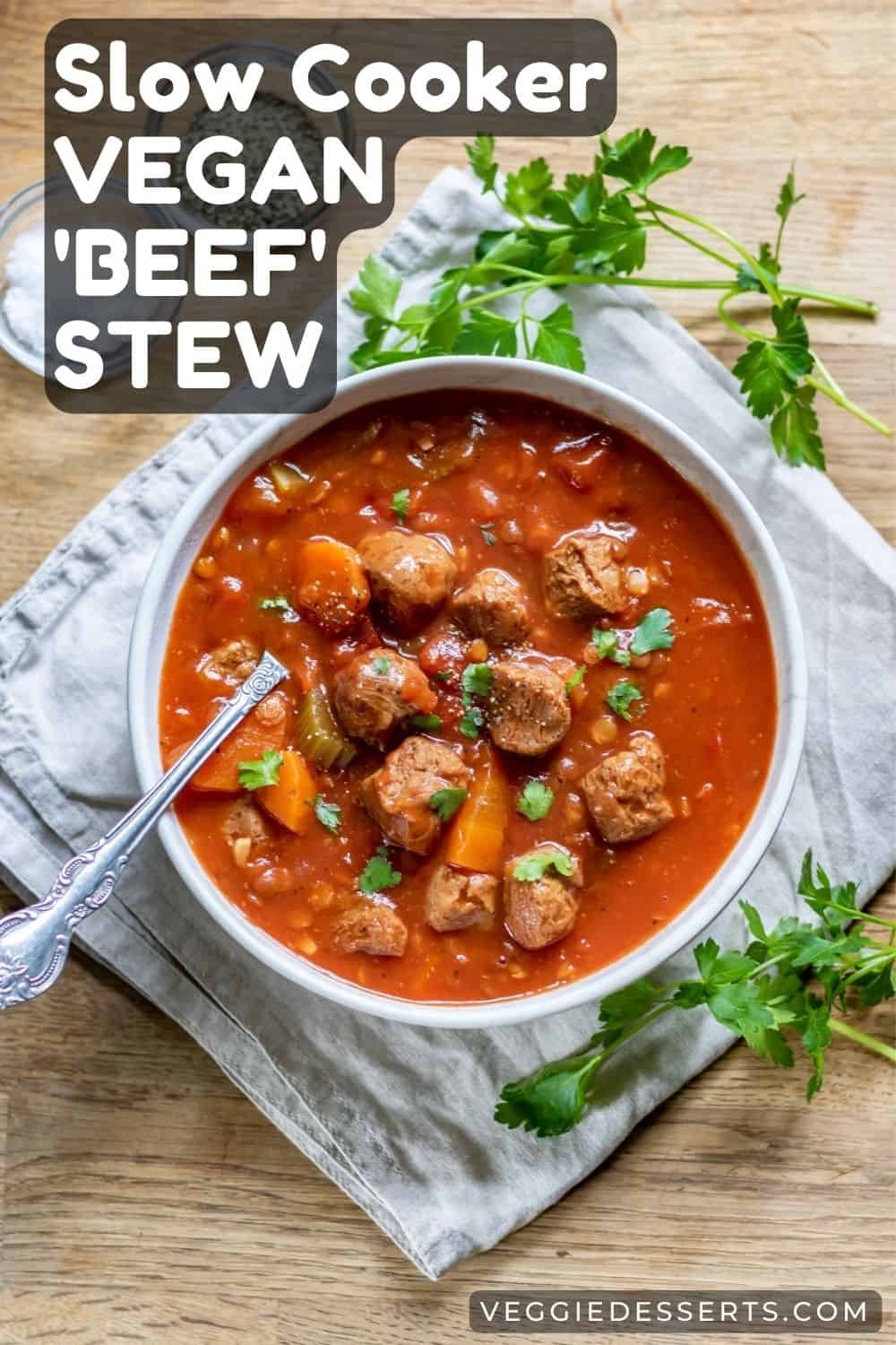 Vegan Beef Stew - Veggie Desserts
