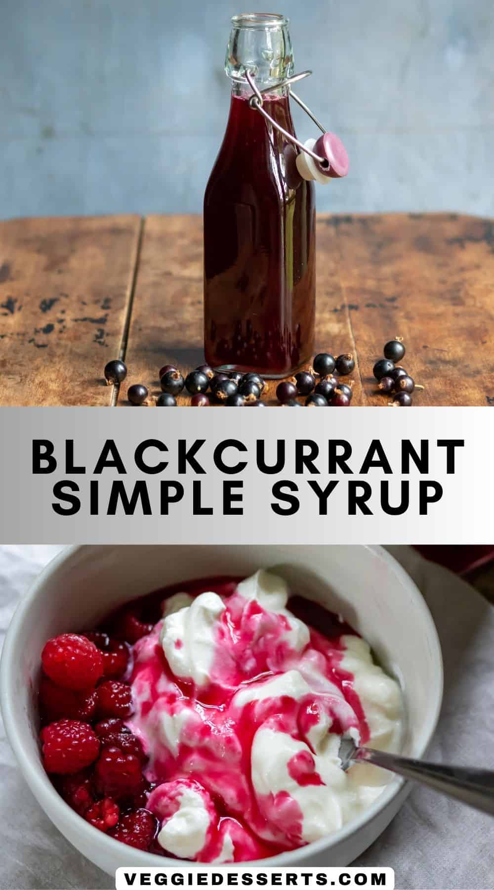 Blackcurrant Syrup - Veggie Desserts