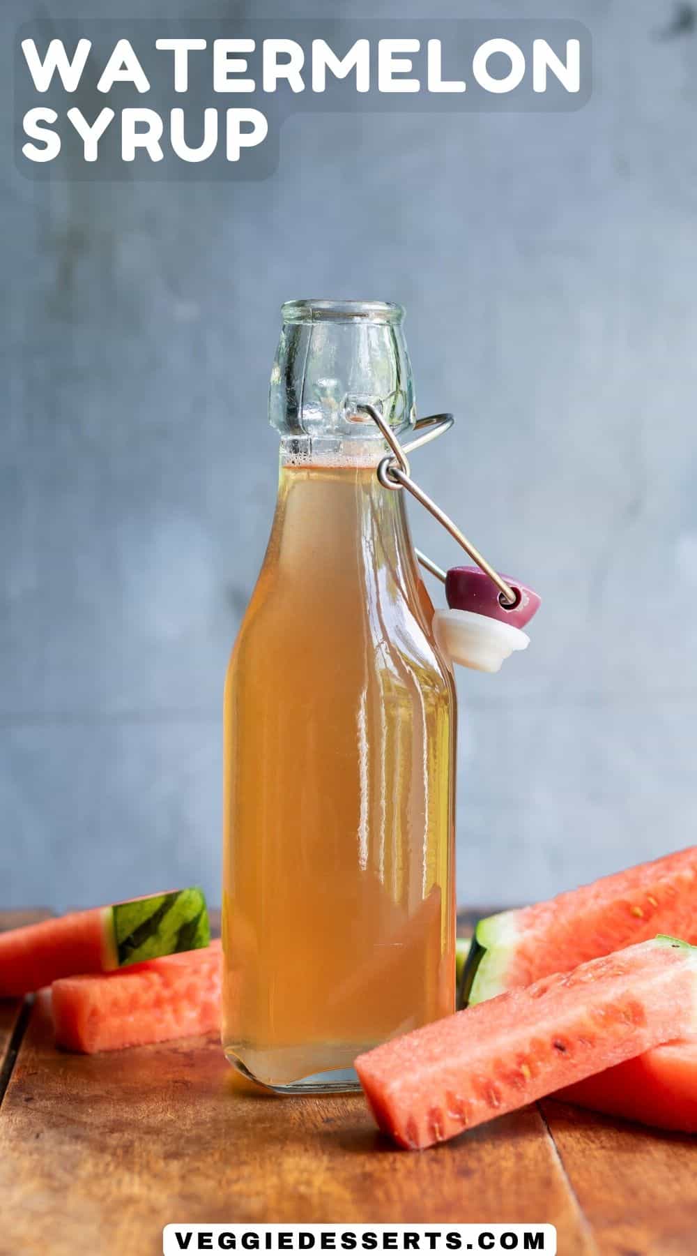 Watermelon Syrup - Veggie Desserts