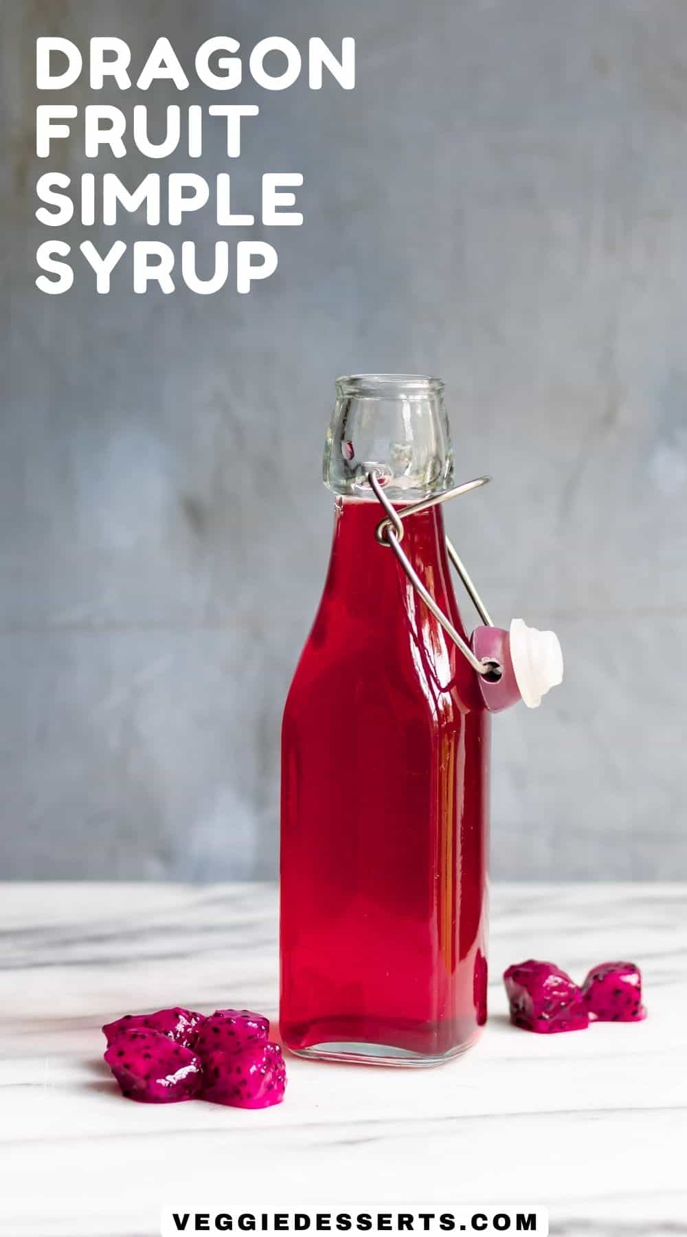 Dragon Fruit Syrup - Veggie Desserts