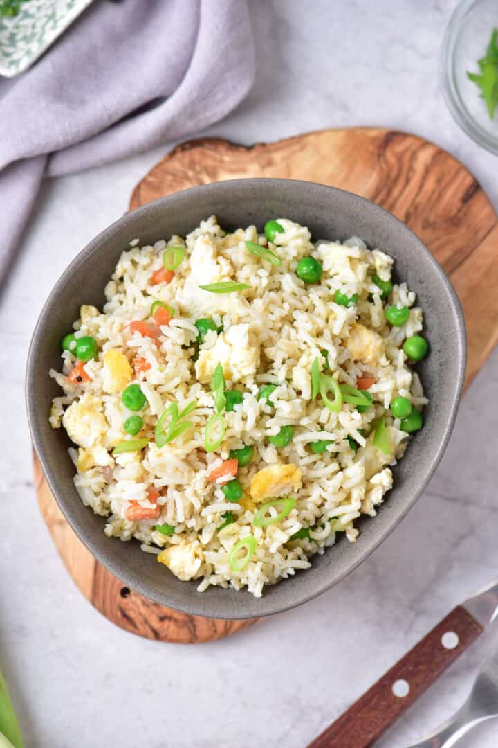 Garlic Fried Rice - Veggie Desserts