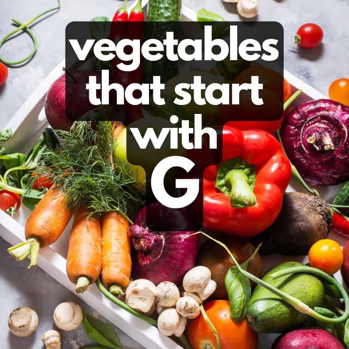 Vegetables That Start With G - Veggie Desserts