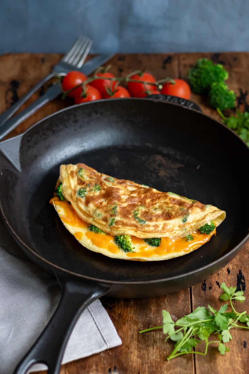 Broccoli Omelette - Veggie Desserts