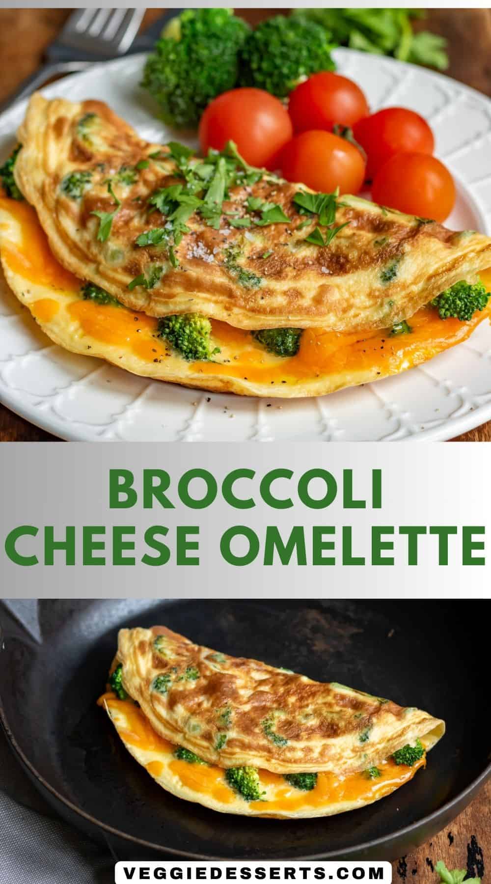 Broccoli Omelette - Veggie Desserts