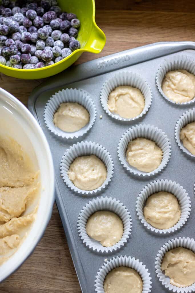 Buttermilk Blueberry Muffins - Veggie Desserts