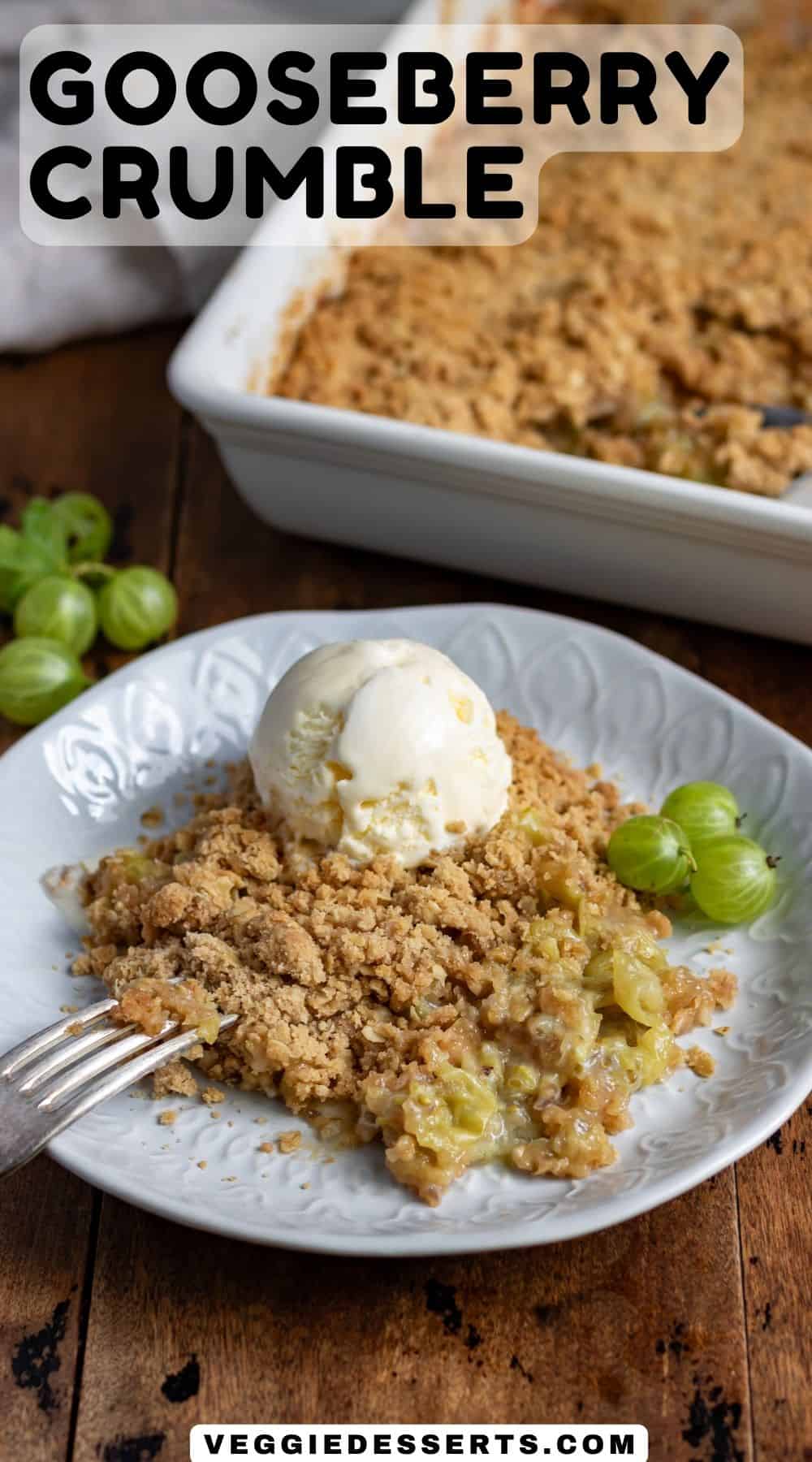 Gooseberry Crumble - Veggie Desserts