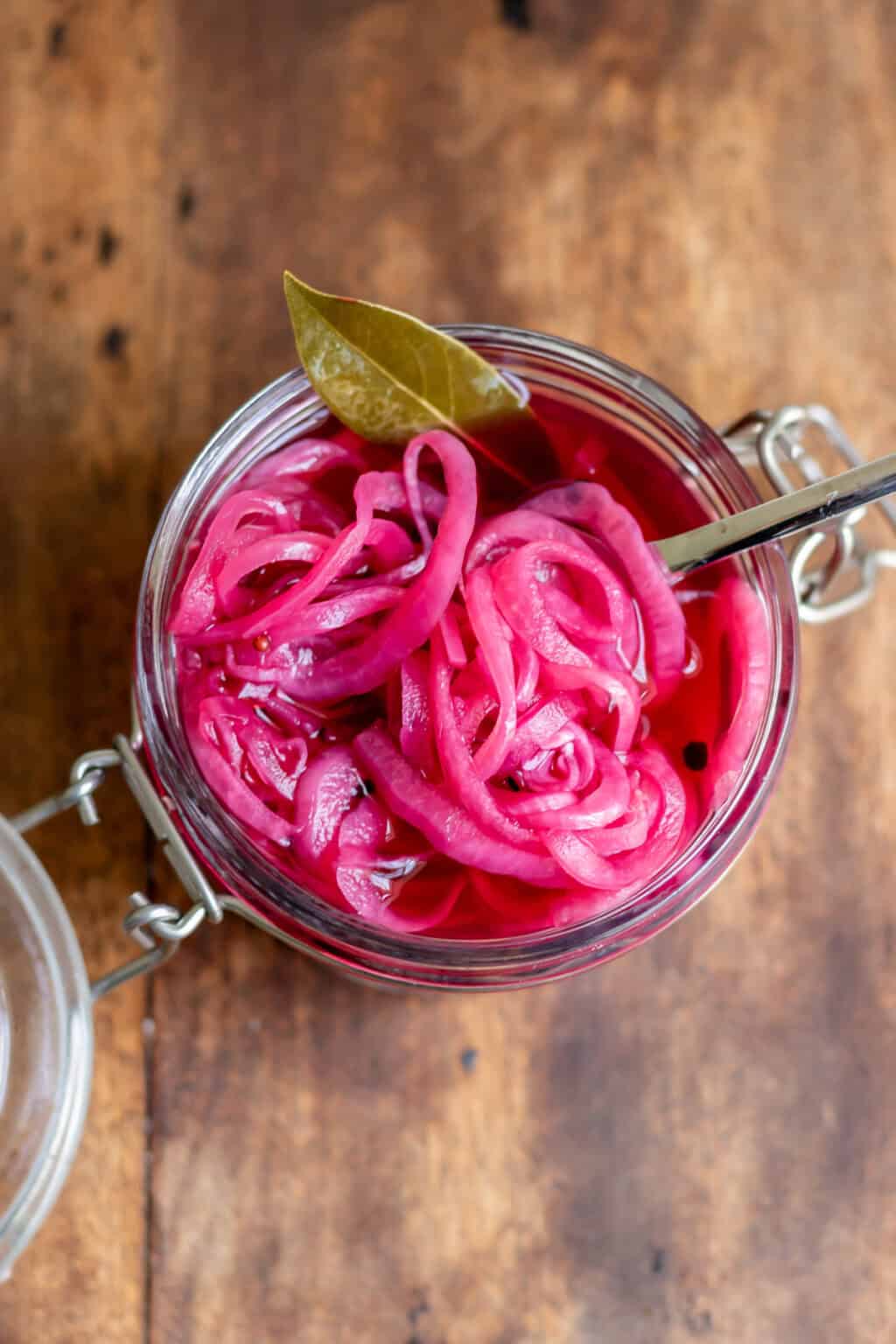 Pickled Red Onion - Veggie Desserts
