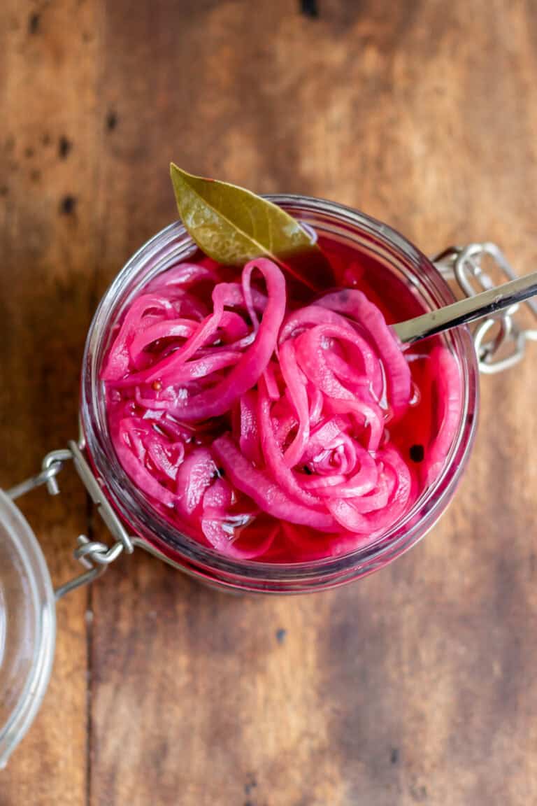 Pickled Red Onion - Veggie Desserts