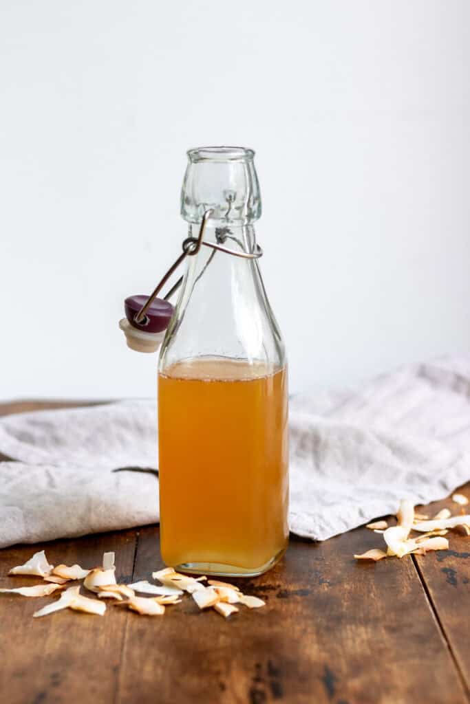 Toasted Coconut Syrup - Veggie Desserts