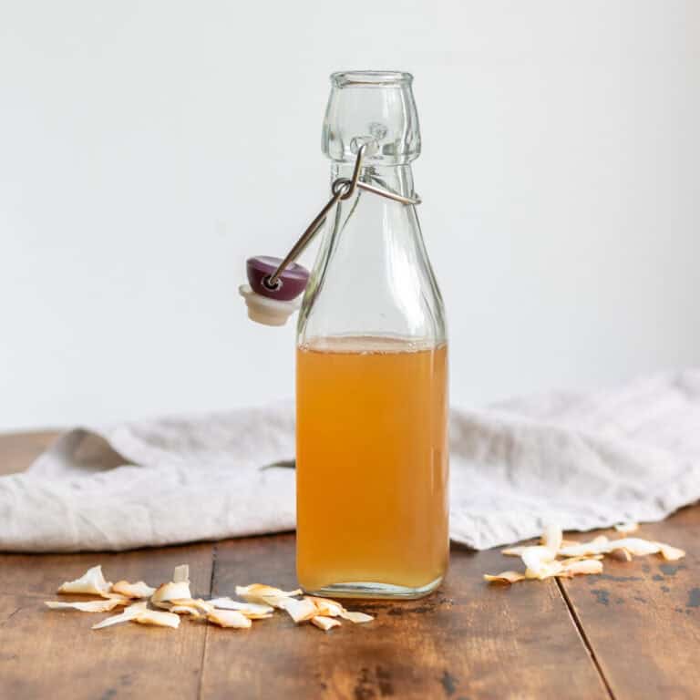 Toasted Coconut Syrup - Veggie Desserts