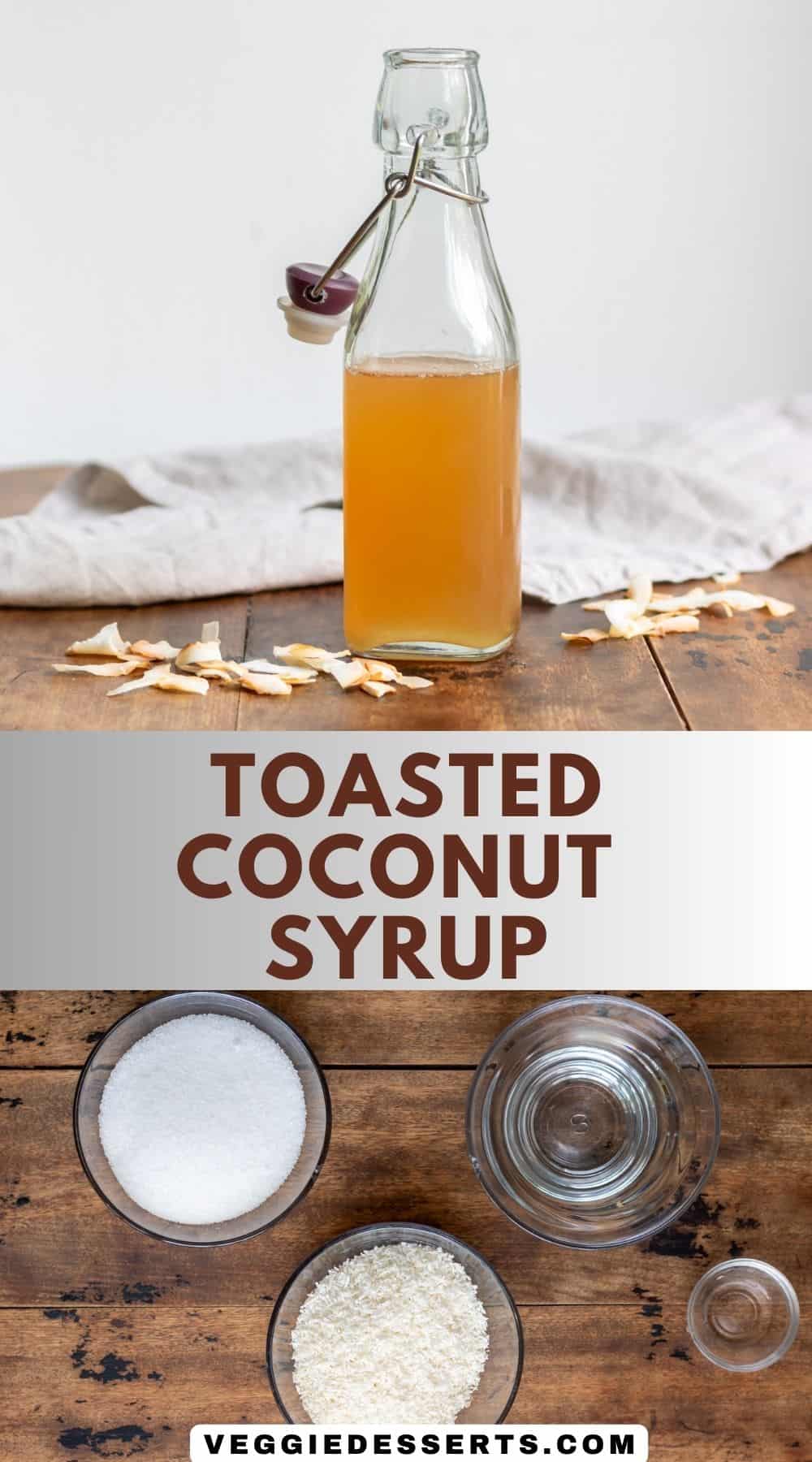 Toasted Coconut Syrup - Veggie Desserts