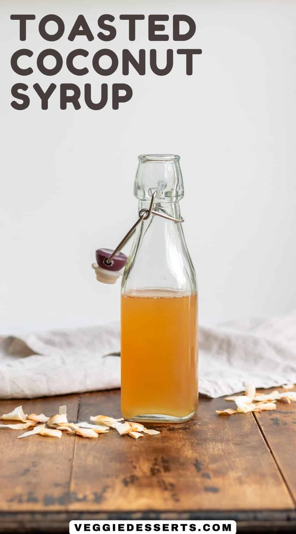 Toasted Coconut Syrup - Veggie Desserts