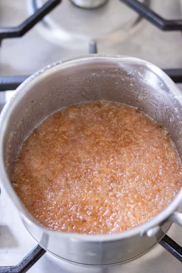 Toasted Coconut Syrup - Veggie Desserts