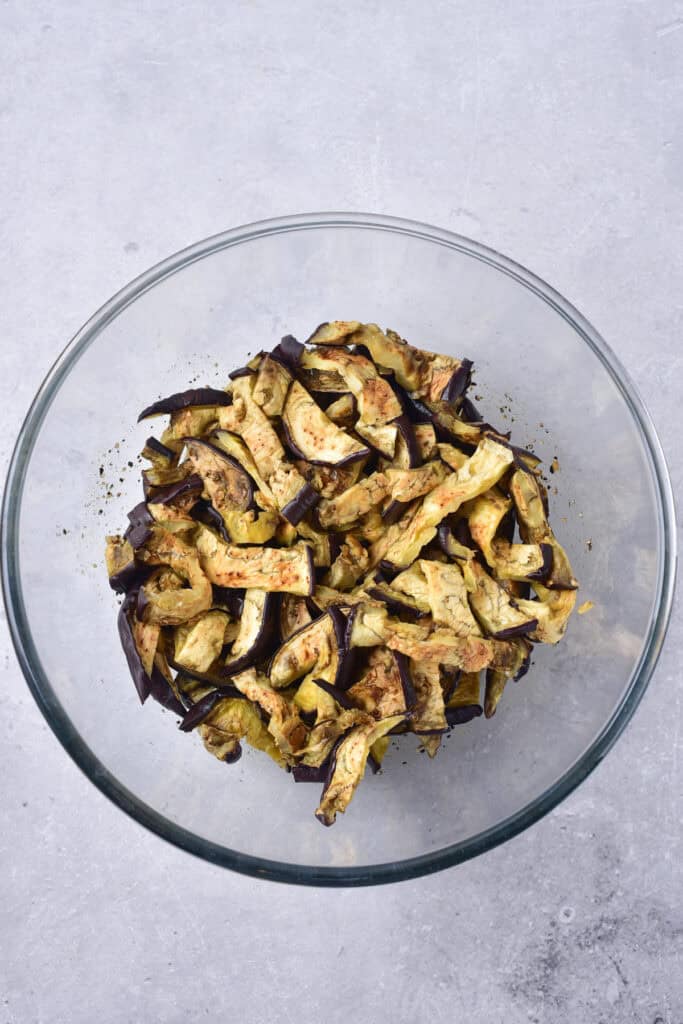 Roasted Aubergine with Honey Garlic Sauce - Veggie Desserts
